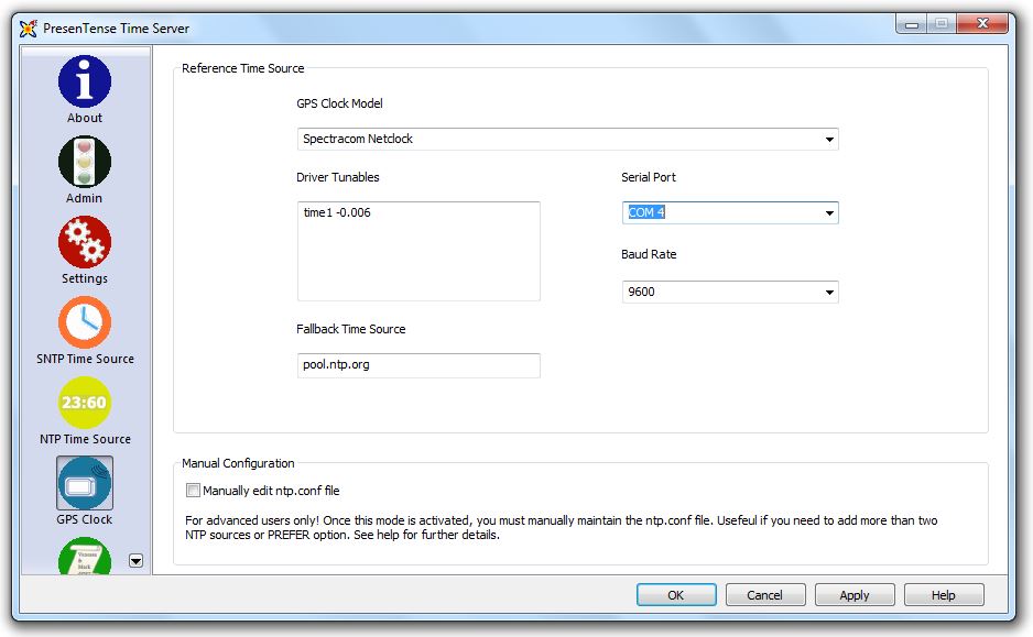 Windows Time Server: NTP4 Plug-In Driver Calibration